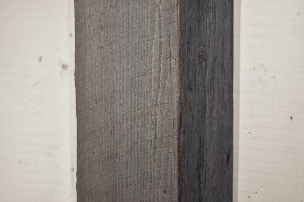 Reclaimed Wood Box Beam - Gray - Sawmill Designs