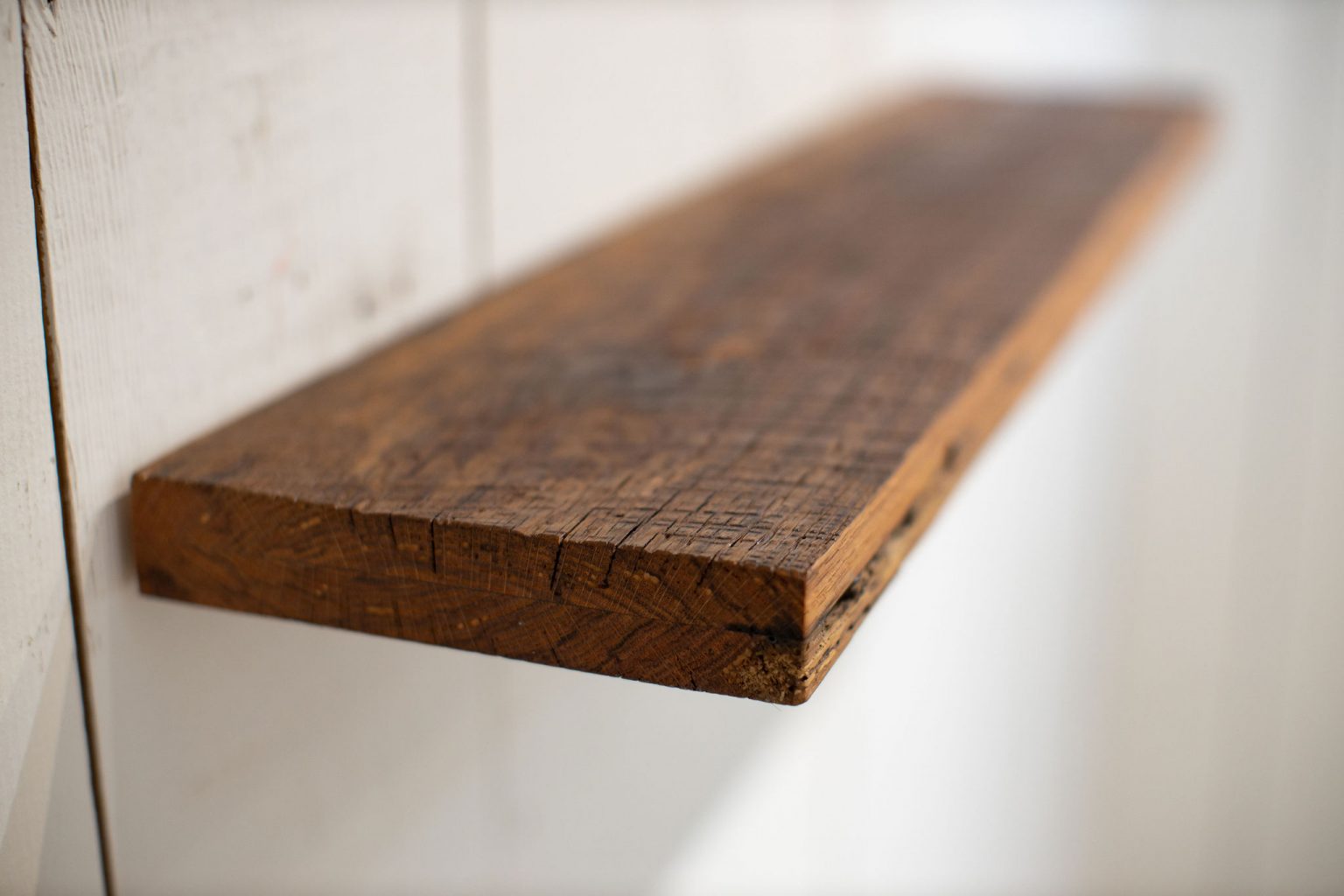 Reclaimed Barn Board Shelving - Sawmill Designs